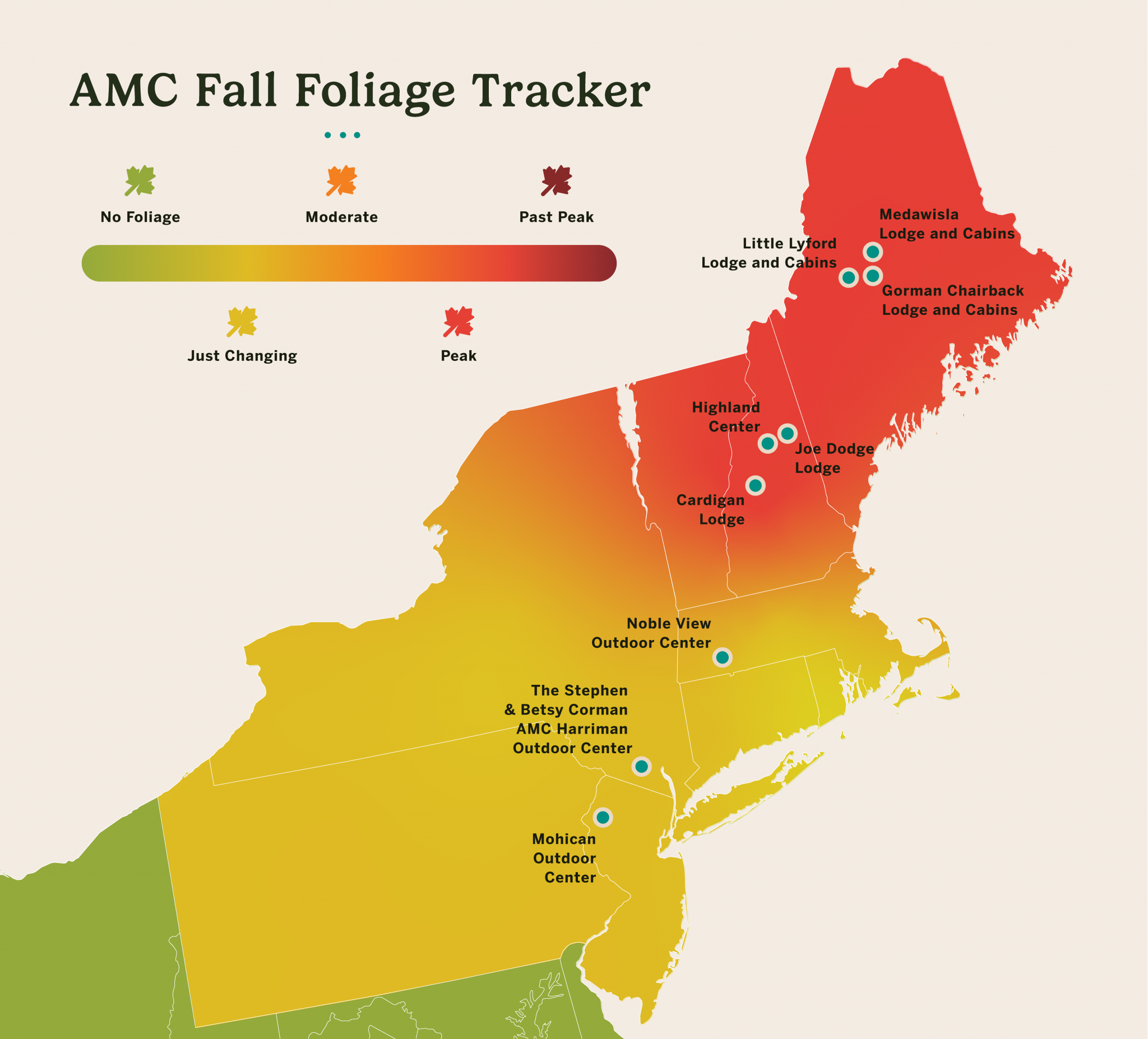 Northeast Fall Foliage Tracker